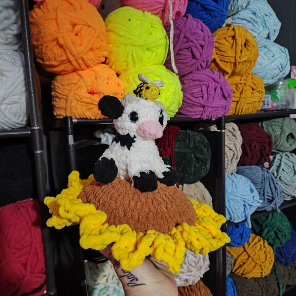 Lotus Cow Crochet Pattern - Etsy