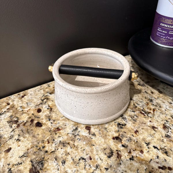 Knock Box in Porcelain With Blue Flowers Hand Painted. - Etsy