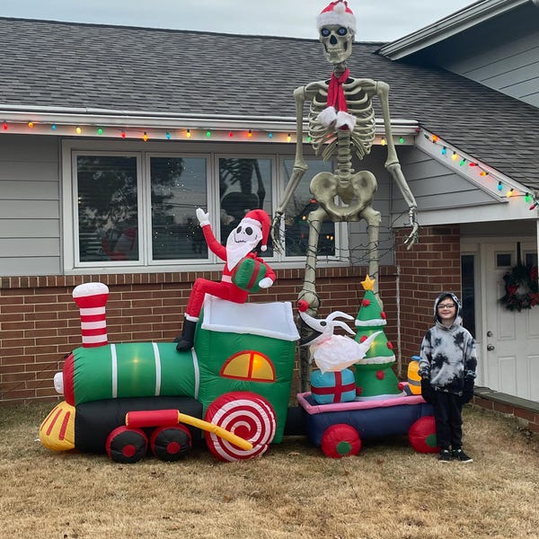 12 Skeleton Santa Beard white skeleton NOT Included - Etsy