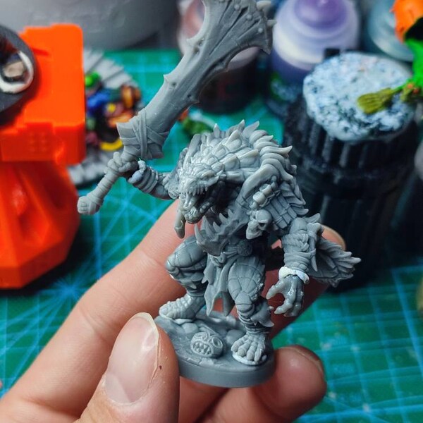 Samurai Matchlock Oni Miniature | Japanese Yokai Kensei for Test of ...