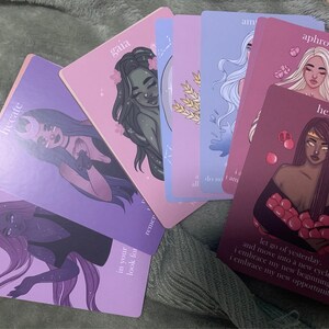 Greek Goddess Oracle Cards, Oracle Deck, 12 Card Deck, Affirmation ...