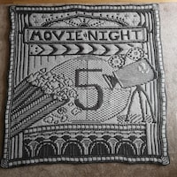 Movie Night Overlay Mosaic Crochet PATTERN ONLY, Movie Throw, Popcorn ...
