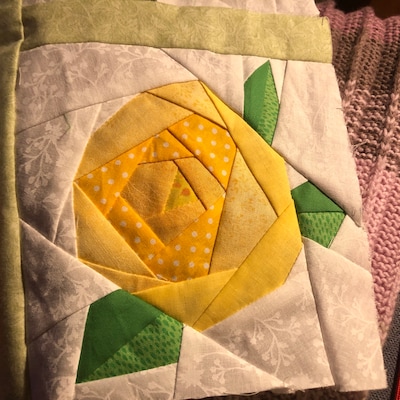 Rose Foundation Paper Piecing Pattern - Etsy