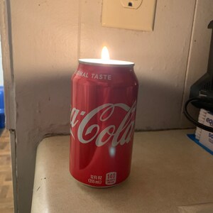 Soy Candle Coke Coca-cola Can Soy Candle With Cola Scent Hand Poured ...