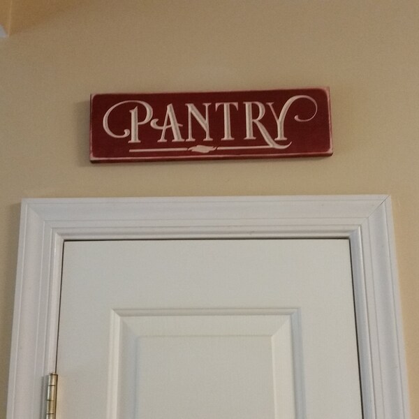 Pantry Sign, Kitchen Sign, Wood Pantry Sign, Pantry Decor, Pantry ...