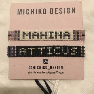 Michiko Design Custom Seed Bead Friendship Bracelet - Etsy