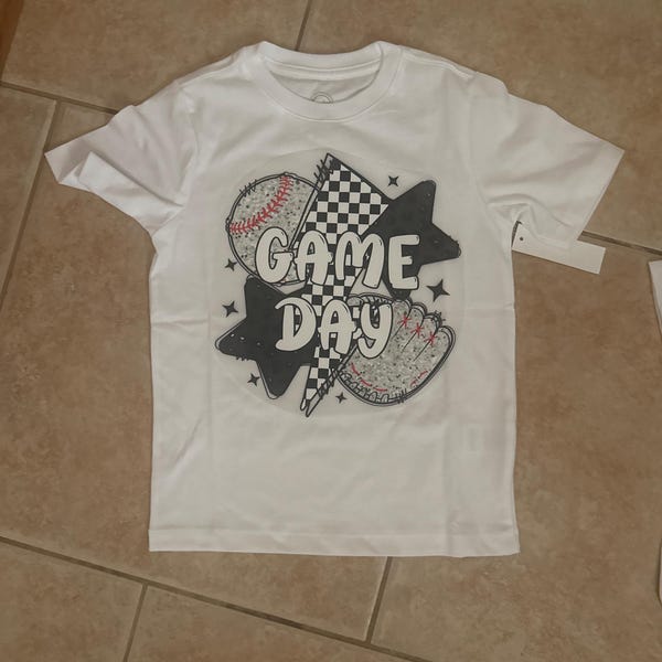 Softball Drip With Bow T-shirt Transfer, Ready to Press Transfer ...