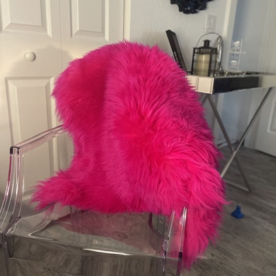 Genuine Natural Amarant Pink Sheepskin Rug Sheepskin Throw Scandinavian ...