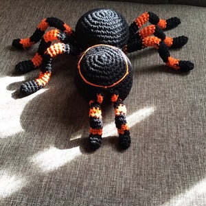 Crochet Spider Pattern, Crochet Halloween Pattern, Spider Stuffed Toy ...