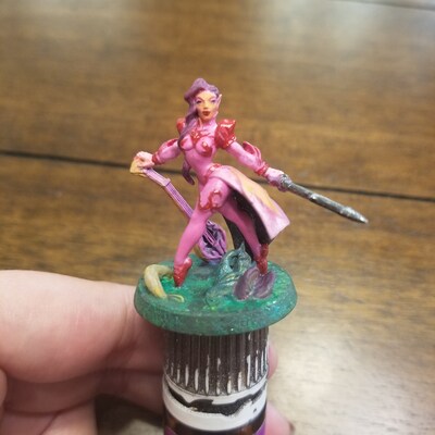 Female High Elf Bard Dnd Miniature Dungeons and Dragons D&D Pathfinder ...