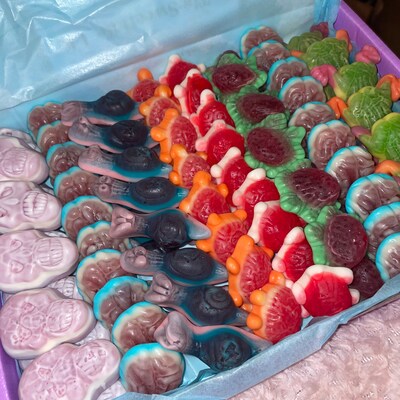 Watermelon Pick N Mix Box, Sweets, Gift, Custom Sweet Box, 1KG Pick and ...