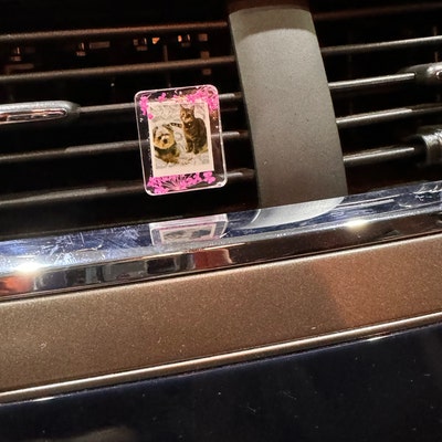 Mini Personalized Resin Photo Car Vent Clip, Anniversary/couples Gift ...