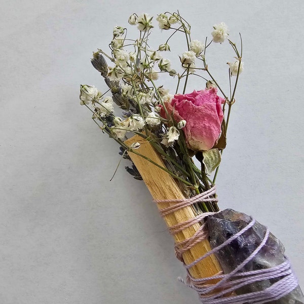 Lavender, Mint, Lemon Spring Smudge Stick - Etsy