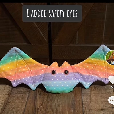 Halloween Bats PDF Sewing Pattern, Halloween Sewing Pattern, Bat Sewing ...