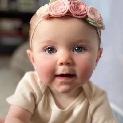Baby Girl Gift Felt Flower Headband Baby Headband Set Baby - Etsy