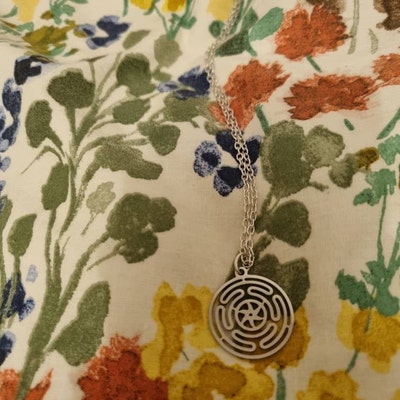 Anarchy Symbol Stainless Steel Pendant on a Silver Plated Necklace. 20 ...