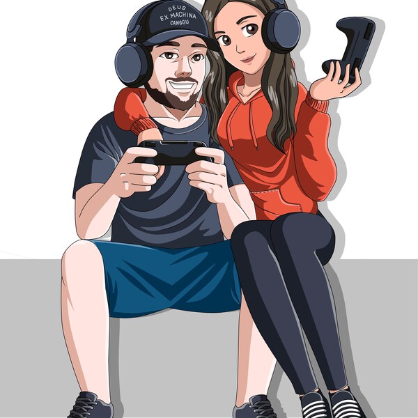 Custom Anime Character, Manga Character, Cosplay Portrait, Family ...