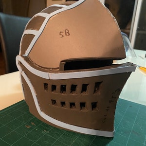 Elite Knight Helmet Pattern - Etsy