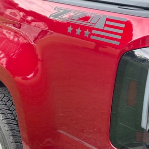 Chevy Colorado ZR2 American Flag Fender Badges Decals set of 2 - Etsy