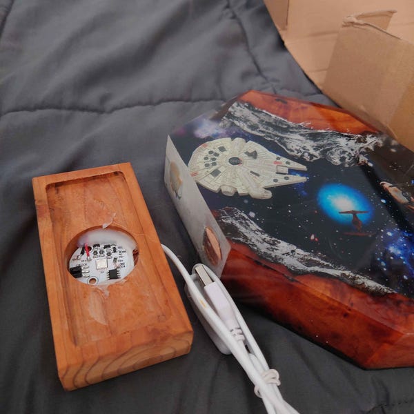 Nuclear Explosion Bomb Diorama, Model LIGHT Night Lamp Nuke Fallout ...