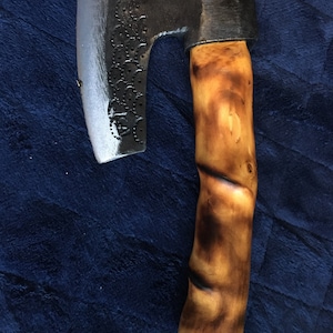 Forged Handmade Viking Style Steel Sickle Blade Blank Axe Head | Etsy