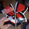 Custom Sublimated Logo Claw Print Cheer Bow Designed With Your Team ...
