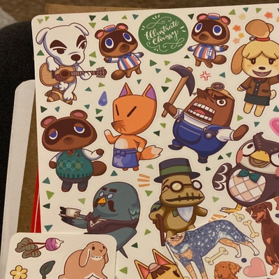 Animal Crossing Stickers Isabelle Stickers Cute Nintendo - Etsy
