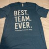 Custom Best Team Ever Shirt, Personalized Teammate Staff Appreciation ...