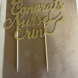 Graduation Centerpiece Stick 5 Piece Set, With Custom Logo and Name ...