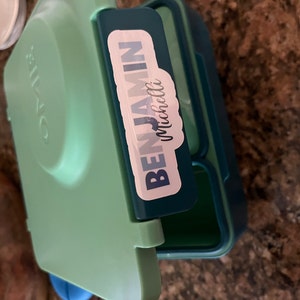 Personalized Name Sticker, Custom Name Sticker, Colorful Name Sticker ...