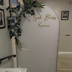 Birthday Backdrop Name Sign, Name Sign for First Birthday Party, Wood ...