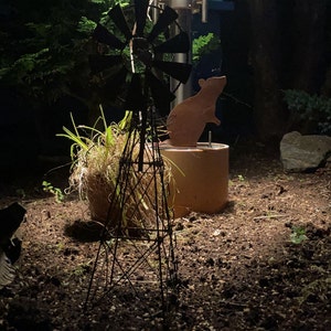 Rusty Metal Crow Fence Post Topper / Raven / Bird Art / Garden | Etsy