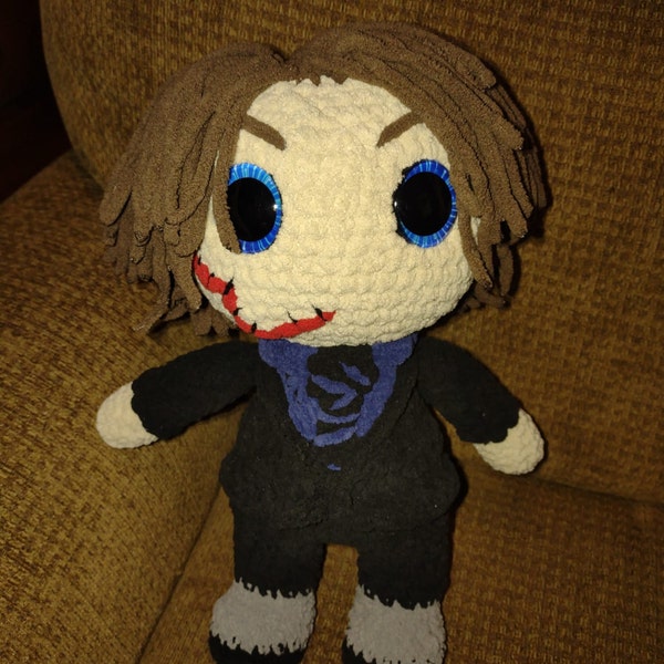 Grumpy Christmas Crochet Plushie Horror Movie Doll Spooky Stuffie - Etsy