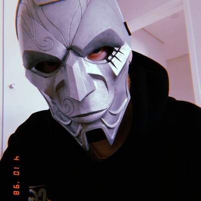 Jhin Mask League of Legends - Etsy