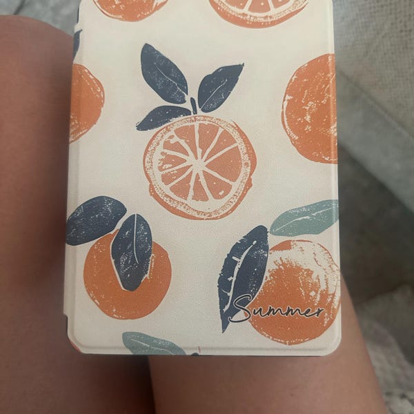 Orange Kindle Case Personalized Kindle Paperwhite 7" Cover, All New ...