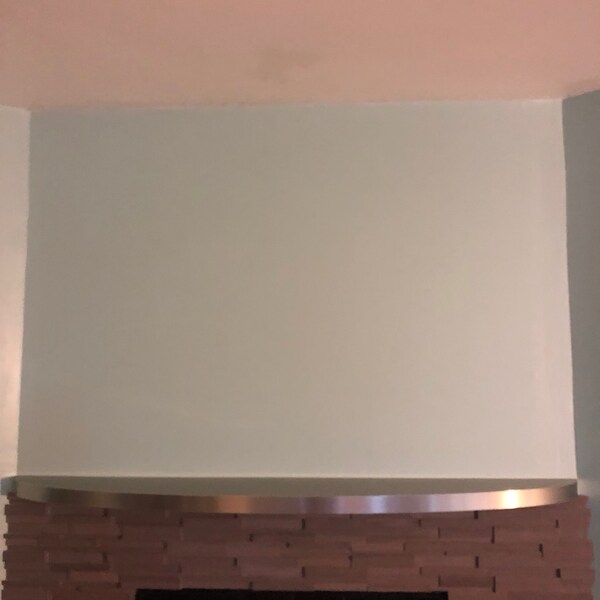 Curved Stainless Steel Floating Shelf: Modern Oval Mantel - Etsy