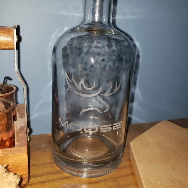 Custom Etched Infinity Bottle - Etsy