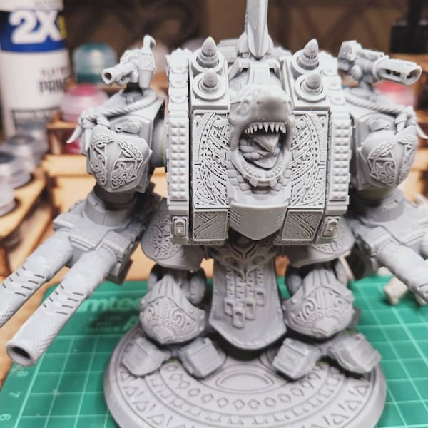 3d Printed Doom Marine Executor Lord by Meshbrain Labs Miniatures ...