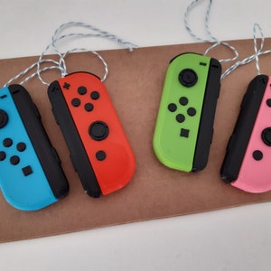 Miniature Nintendo Switch Joycons Perfect as Ornaments or Other ...