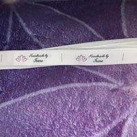 20*60mm White Organic Cotton Foldover Labels - Custom Clothing Labels ...