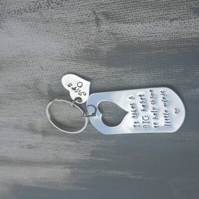 1 1/8 X 2 29mm X 51mm Heart Hole Dog Tag Stamping Blank, 22g Stainless ...