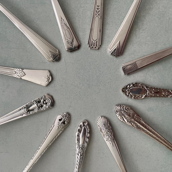 Silverplate Dinner Forks Mismatched Flatware Vintage and Antique ...