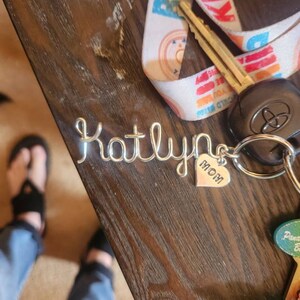 Custom Name Keychain, Custom Name Keychain, Name Keychain, Purse Charm ...