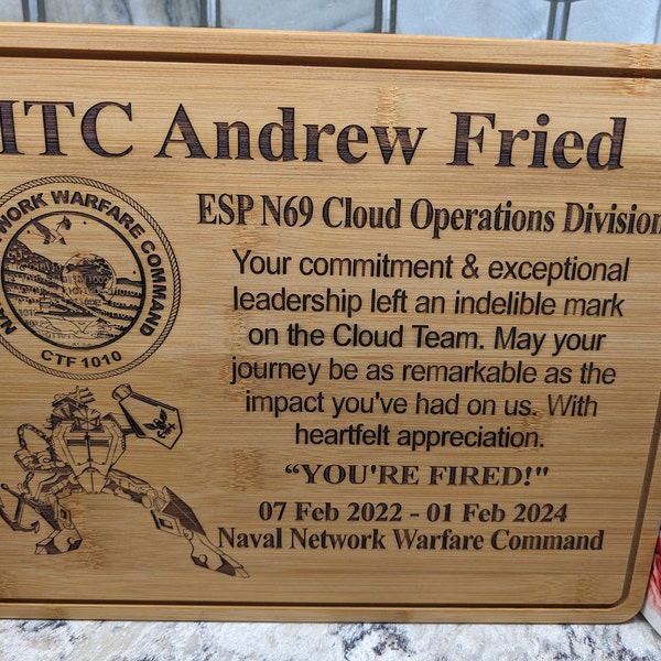 U.S Army Retirement Laser Engraved Display - Etsy