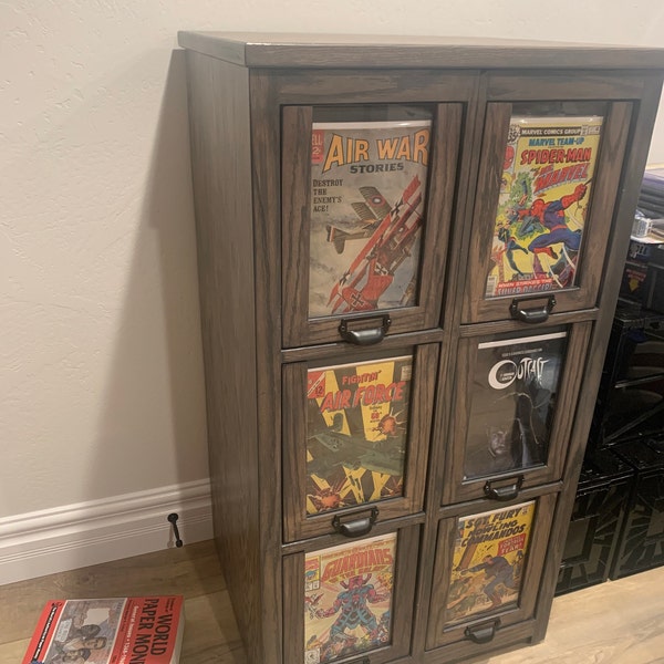 Comic Book Storage and Organization Cabinet With 20 Drawers - Etsy