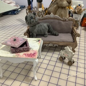 Miniature Christmas Train Toy Teddy Bear for Train Miniature - Etsy