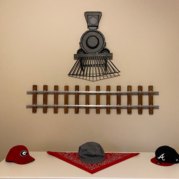 Train Decor Wall Border Art - 3.5 Curved Train Track Home Decor for the ...