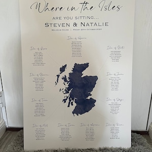 World Map Wedding Table Plan Where in the World Are You Sitting Seating ...