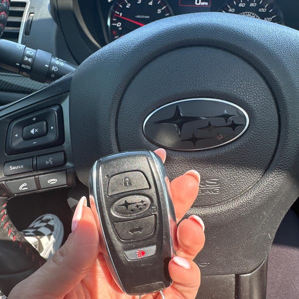 Set of 2 Key Fob Emblem Overlay Decals - Precision Cut - Any Colors ...