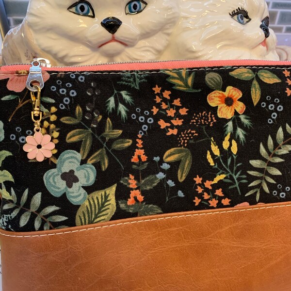 Women's Wallet / Fabric Wallet / Large Wallet / Zipper Wallet / Autumn ...